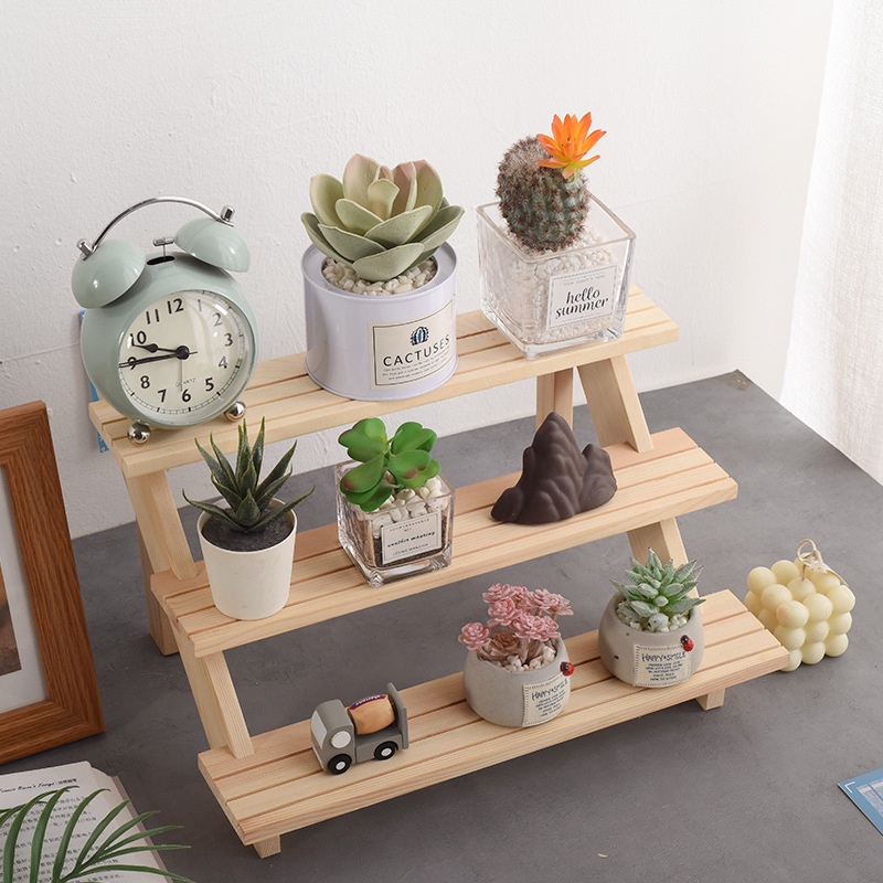 From PH VVANKA 3 Layer Ladder Display Storage Rack Decoration Display ...