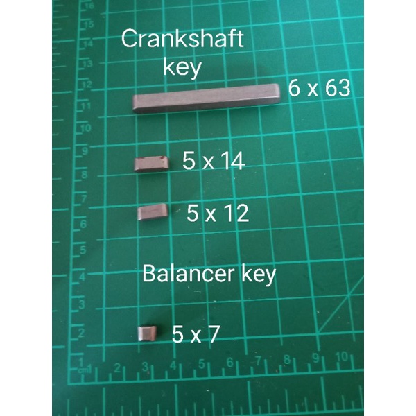 Crankshaft key Balancer key Diesel engine | Shopee Philippines