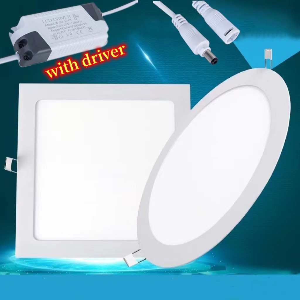 Ultrathin Panel light pinlight LED Downlight Round Ceiling Light Square ...