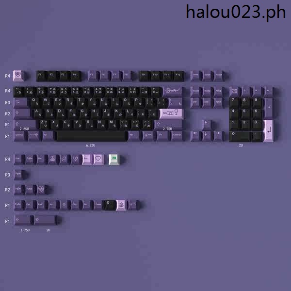 [Just Keycap] GMK First Love Japanese Keycap Purple Original Factory ...