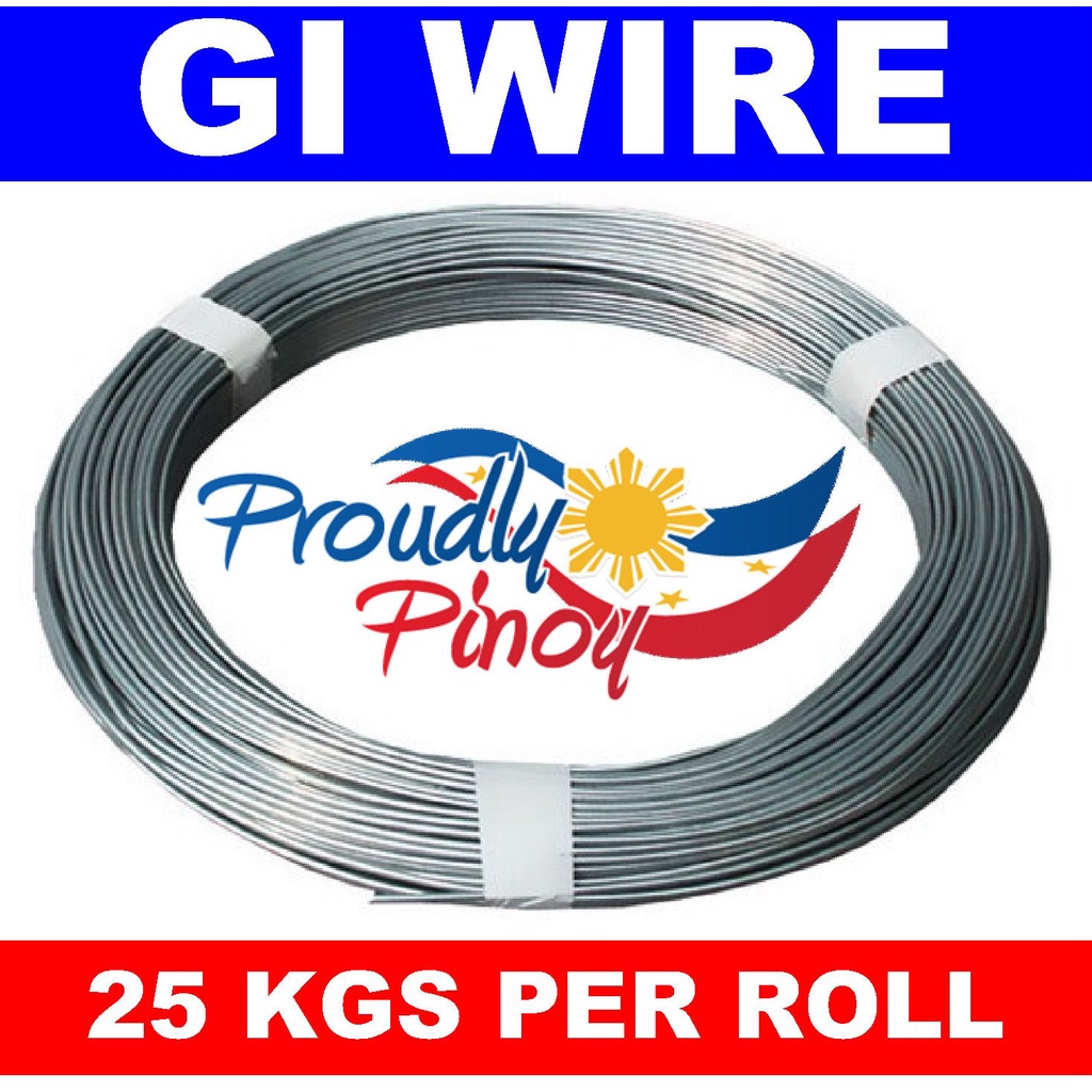 GI WIRE #4 6 8 10 12 14 16 18 LOCAL NOT CHINA (SOLD PER 25 KGS ...