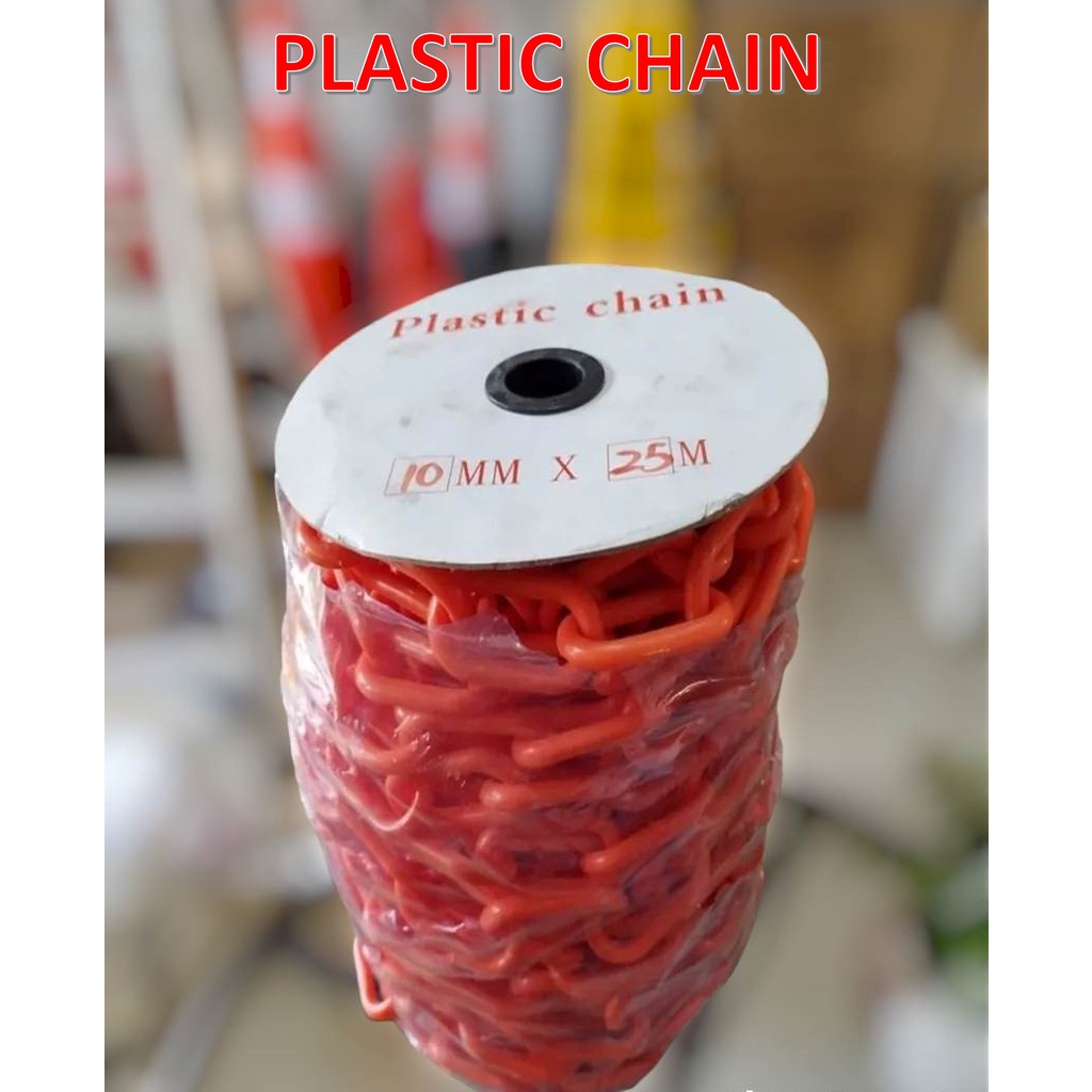PLASTIC CHAIN SAFETY CHAIN 10MM X 25METERS | Shopee Philippines