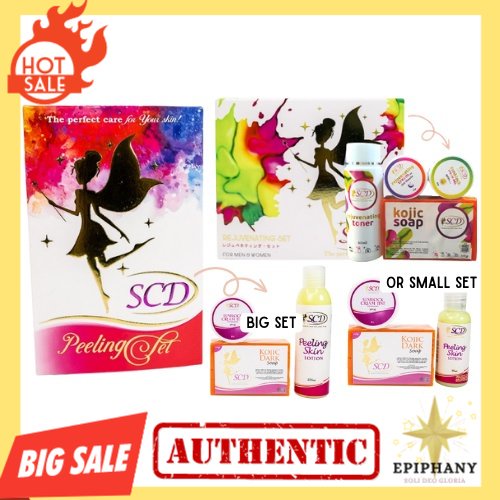 SCD Peeling Skin Lotion Set BIG / SMALL Set / SCD Rejuvenating Set ...
