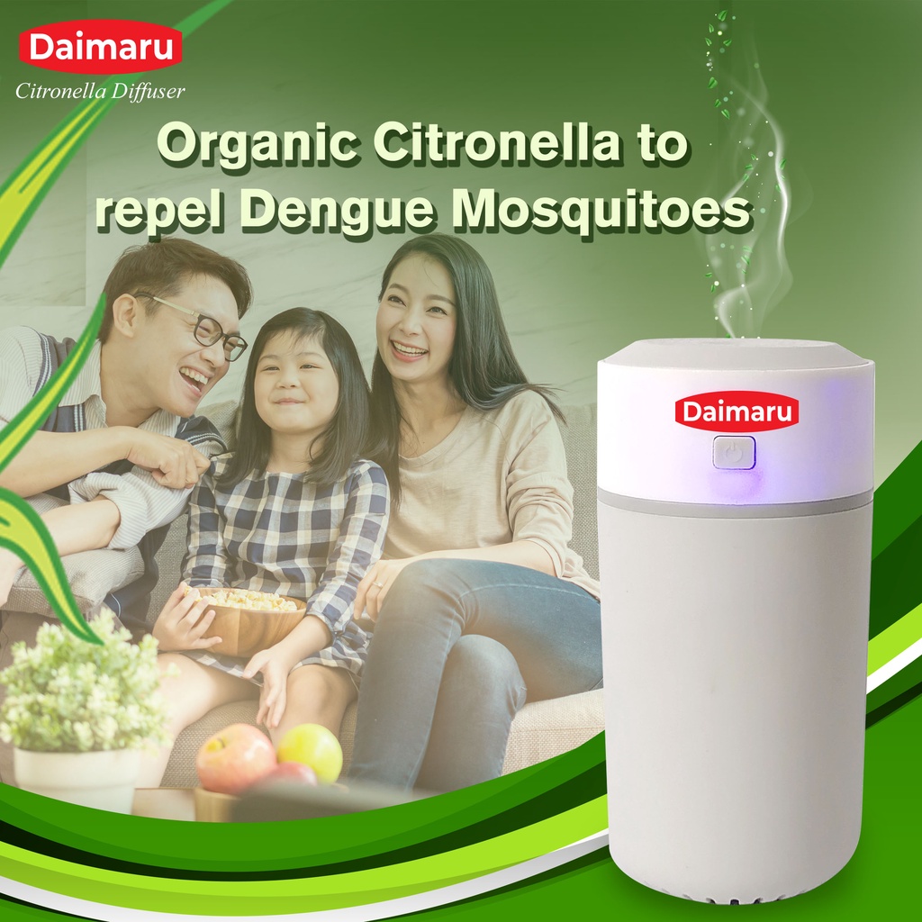 Daimaru Citronella Diffuser | Bug Repeller with Organic Ingredients ...