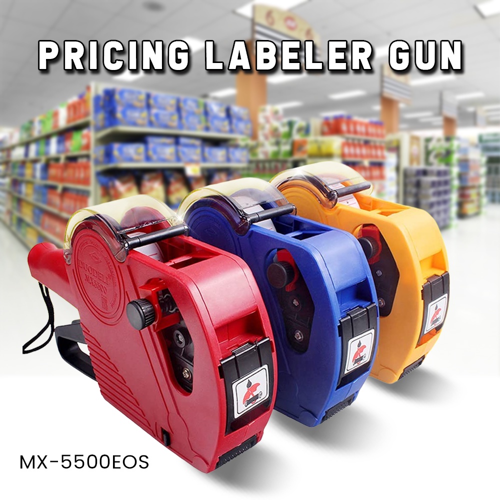 MX-5500 8 Digits Price tag Gun with 5000 Sticker Labels label Maker ...