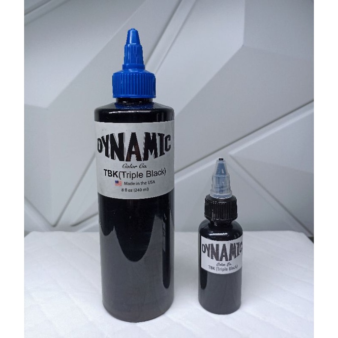 Original Dynamic Triple Black Tattoo Ink Refill Tattoo Supply PH 1oz ...