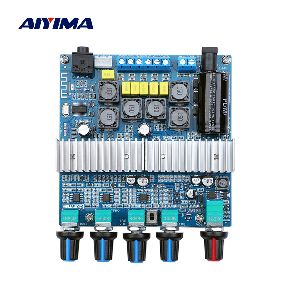 AIYIMA TPA3116 Subwoofer Amplifier Board 2.1 Channel High Power Bluetooth 5.0 Audio Amplifiers ...