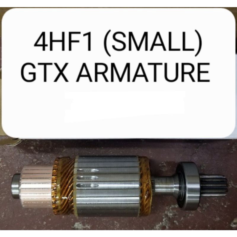 ARMATURE ASSEMBLY 4HF1 (SMALL) (24V)WITH TWO BEARINGS (TAIWAN) | Shopee ...