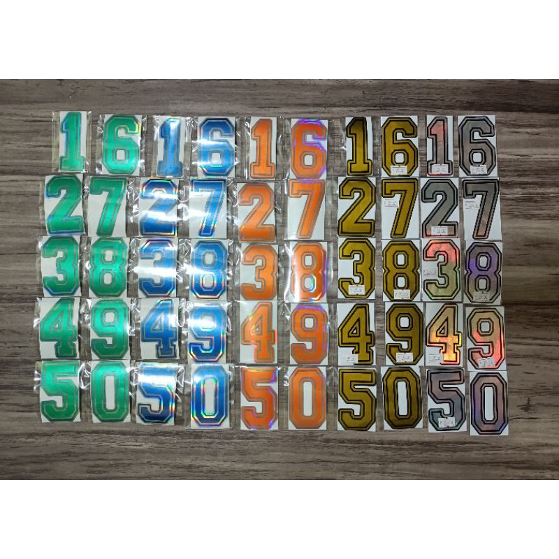 number motor/car decals | Shopee Philippines