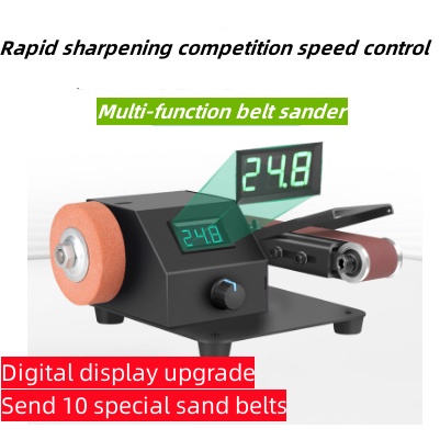 Mini electric DIY polishing machine knife sharpener table sandpaper ...