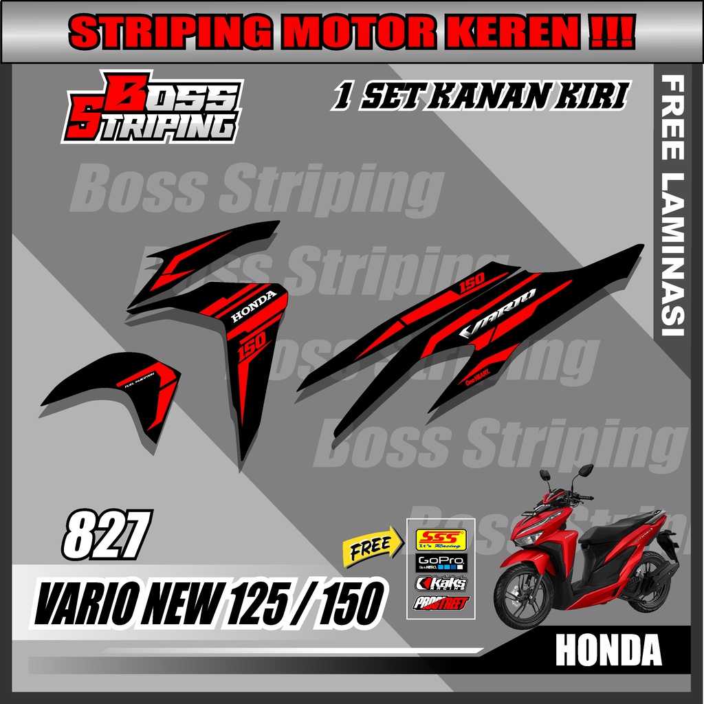 STRIPING VARIO 150 NEW STRIPING VARIO 125 NEW STICKERS STICKER LIST ...