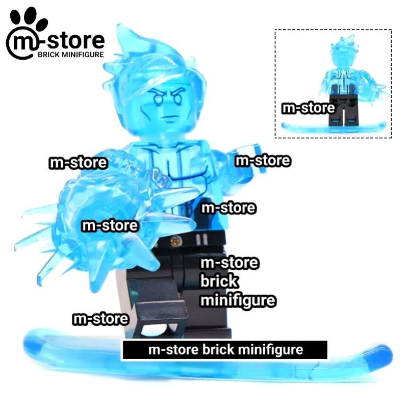 Brick x-men iceman ice man mini toy figure | Shopee Philippines