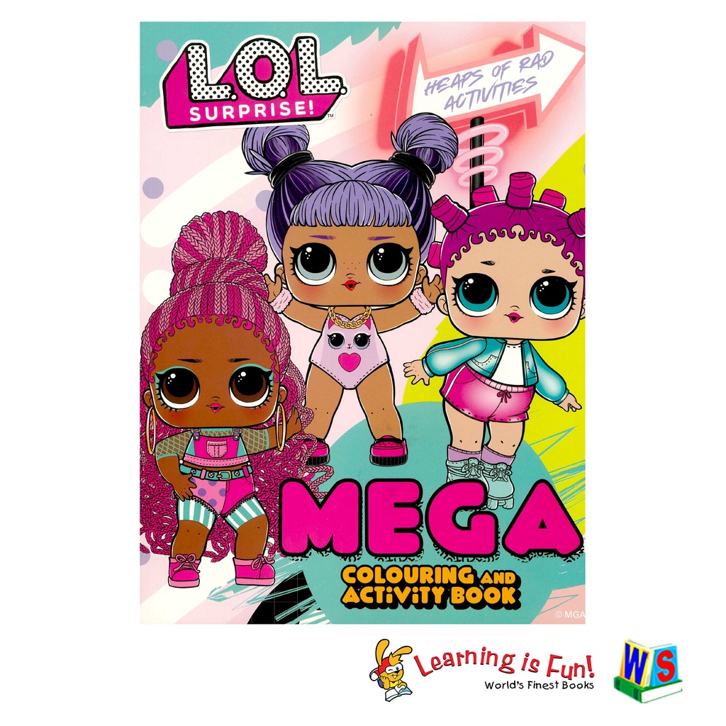 LOL SURPRISE MEGA COLORING AND ACTIVITY BOOK | Shopee Philippines