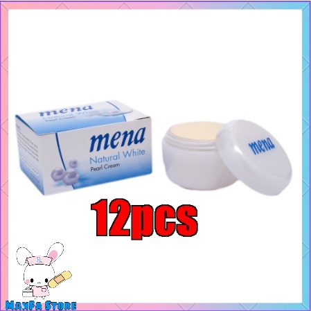 MENA : Natural White-Pearl Cream/3g[12 pcs] | Shopee Philippines
