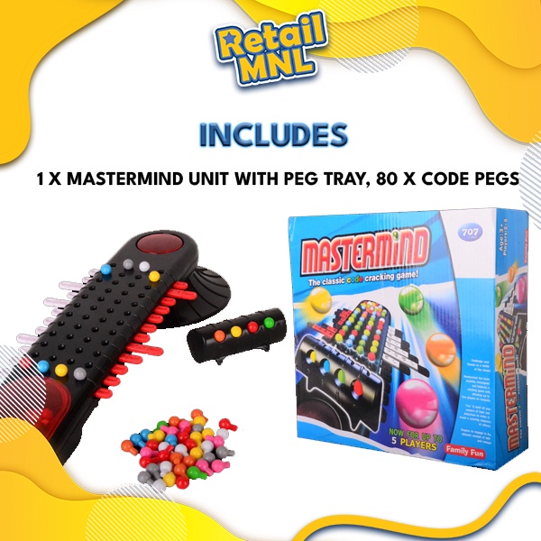 Retailmnl Classic Mastermind Board Game with 2-5 Player Expansion Set ...