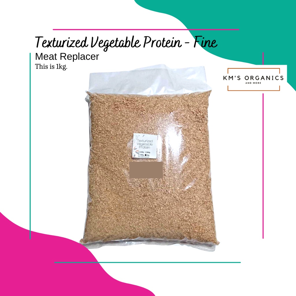 Texturized Vegetable Protein TVP Fine - Meat Replacer | Shopee Philippines