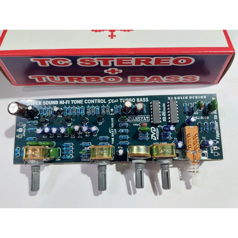 Tone CONTROL STEREO KIT PLUS TURBO BASS DC 12V | Shopee Philippines