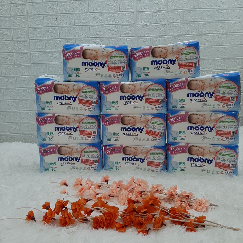 Moony Diapers 3S - For Premature Babies - 30 Pieces Of Baby Weight From 700 g - 3000 g (MADE IN ...