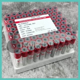 VACUTAINER COLLECTION TUBE VACUGEN 1242 RED TOP | Shopee Philippines