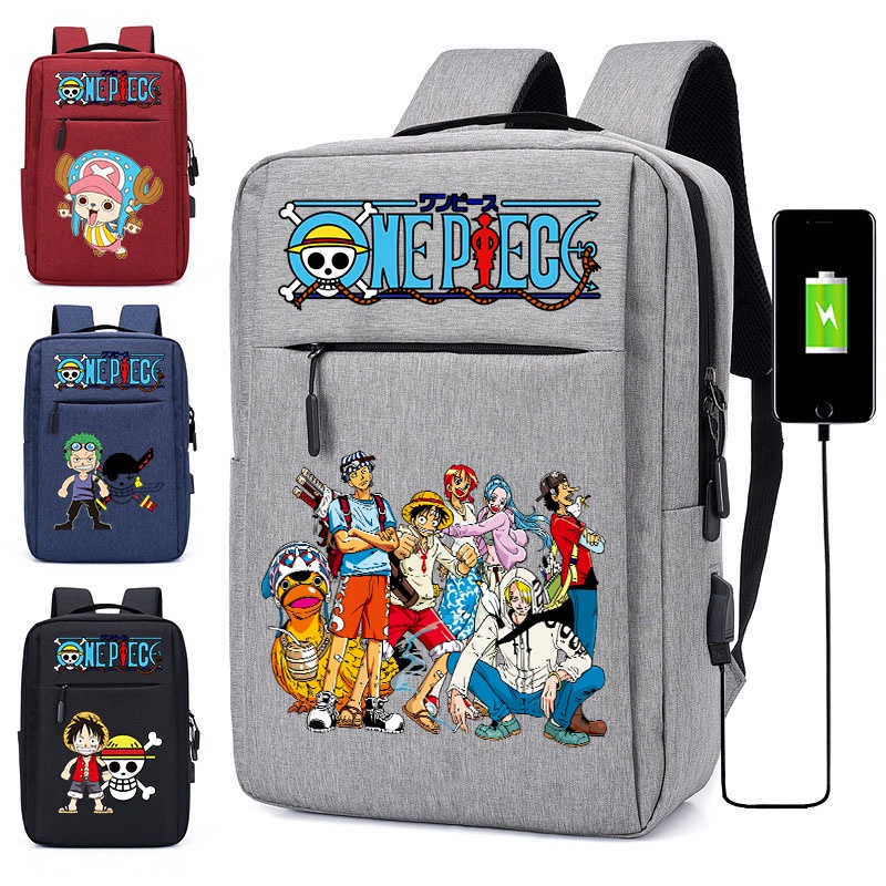 Anime One Piece Backpack for Women Student Backpack Travel Bag School ...