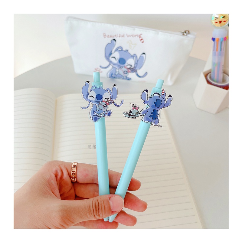 Cartoon Lilo Stitch Acrylic Neutral Pen 0.5mm Student Signature ...