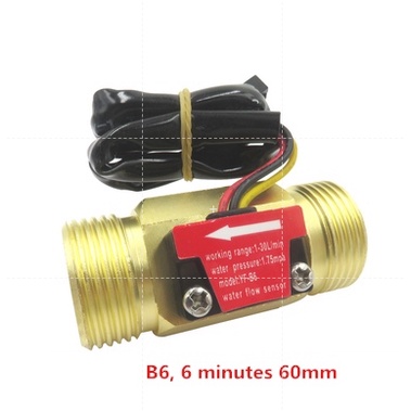 1pcs G1Liquid Water Flow Sensor with Hall Effect Flow Meter Switch DC ...