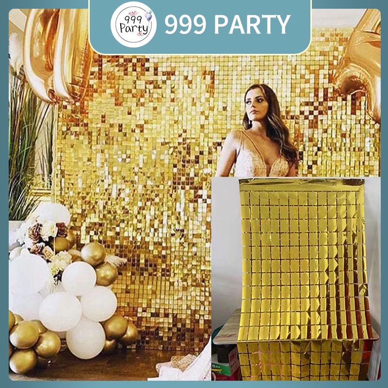 999party 2meters Foil Curtain Backdrops Birthday Party Decorations