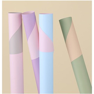 20 pcs Two-Sided Colored Flower Wrappers 58*58cm Gift Wrapping Paper Flower Decoration | Shopee ...