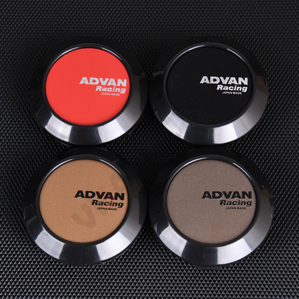 4PCS Wheel Caps 60MM Clip Diameter Sport Rim Cover Cap ADVAN Logo ...