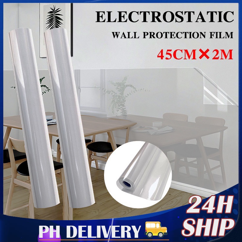 Transparent wall protection film Static self-adhesive waterproof ...