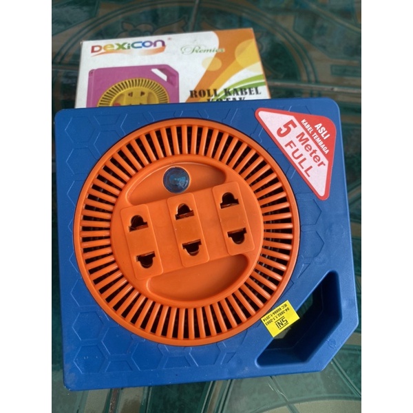Roll Cable Box small Box Cable roll Box 5m full 6A 250V | Shopee ...