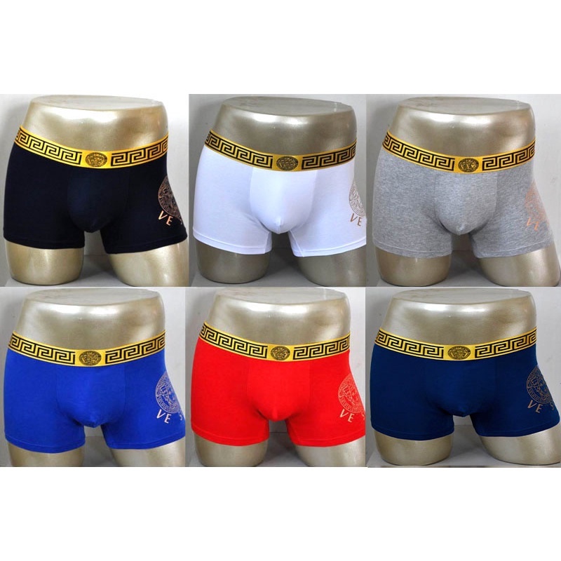Golden Garter Man Plain Cotton Boxer Briefs Boxers Trunks Men Underwear ...