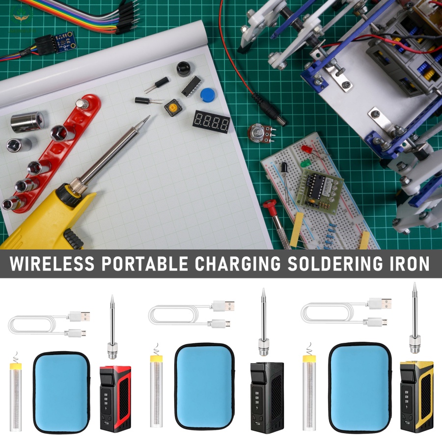 YJ 30w60w80w Battery Soldering Iron Wireless Portable Charging ...