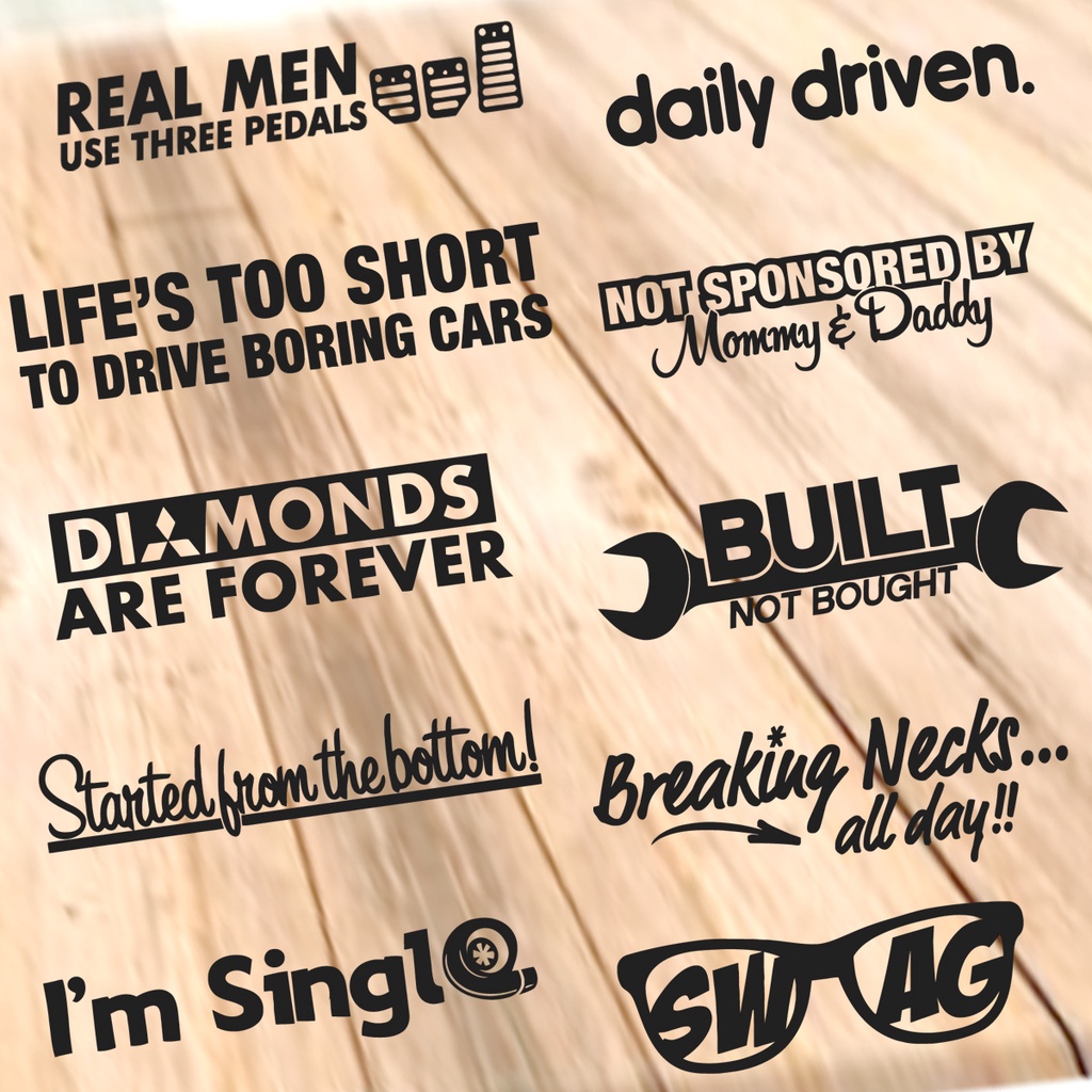 Vinyl Sticker - Cutout Waterproof Sticker 7 inches (Car, Motorcycle, PC ...