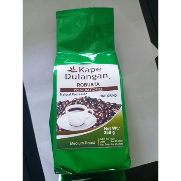 KAPE DULANGAN premium robusta coffee fine grind | Shopee Philippines