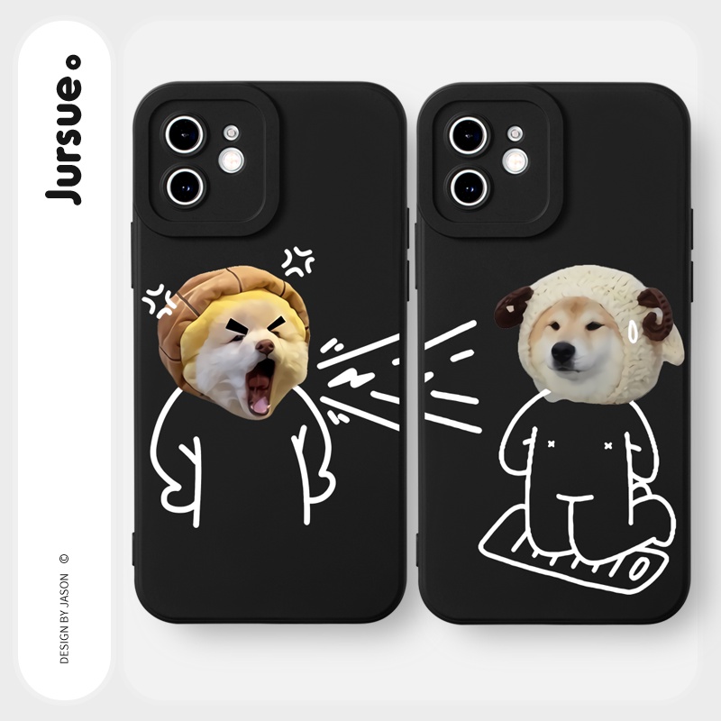 Soft Silicone Matching Couple Set Cute Aesthetic Shockproof Phone Case ...