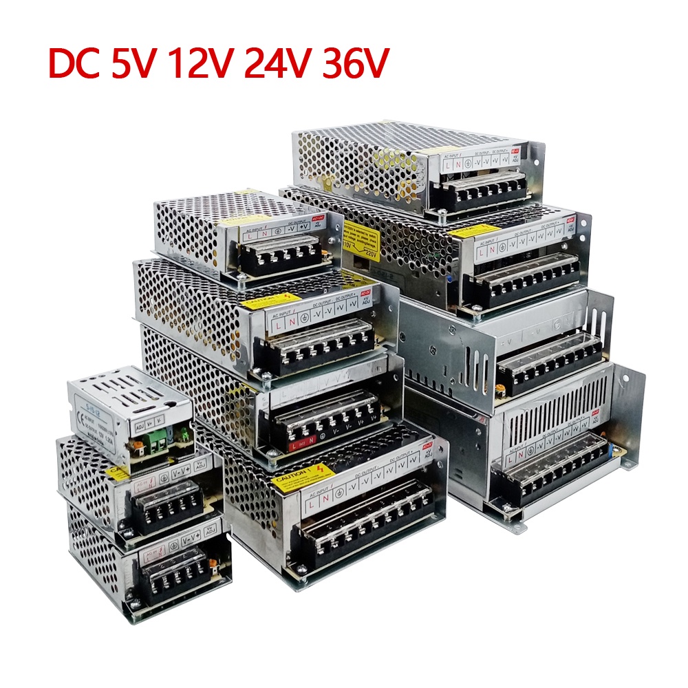 5V 12V 24V 36V Power Supply SMPS 5 12 24 36 V AC-DC 220V TO 5V 12V 24V ...