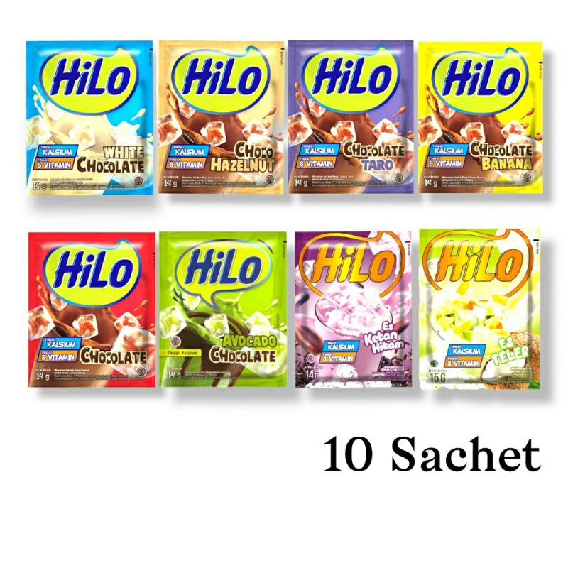 Hilo Milk 14 grams Renceng 10 Sachets | Shopee Philippines