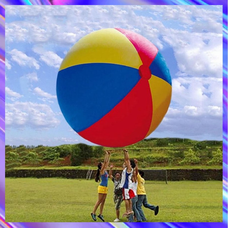 100cm/130cm/150cm/200cm Giant Inflatable Beach Ball Large Three-color ...