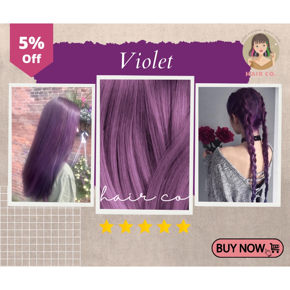 Violet Cellowax Hair Color 60ml | Shopee Philippines