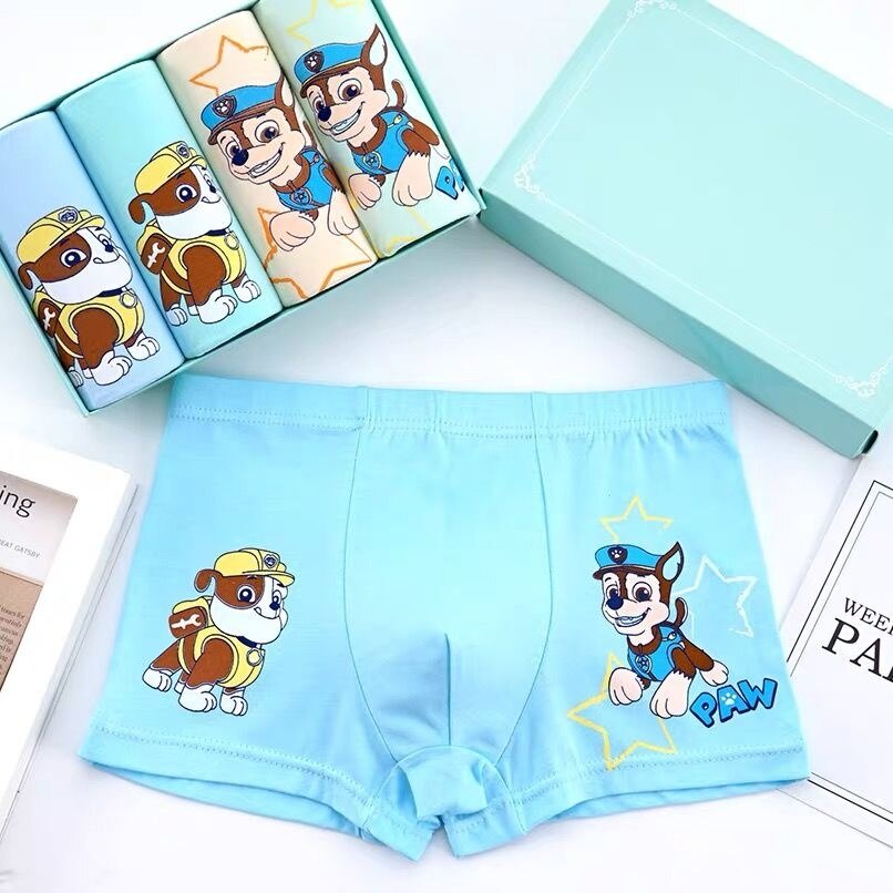 paw patrol Underwear Pure Cotton Children Boys Team Boxer Little Boy ...