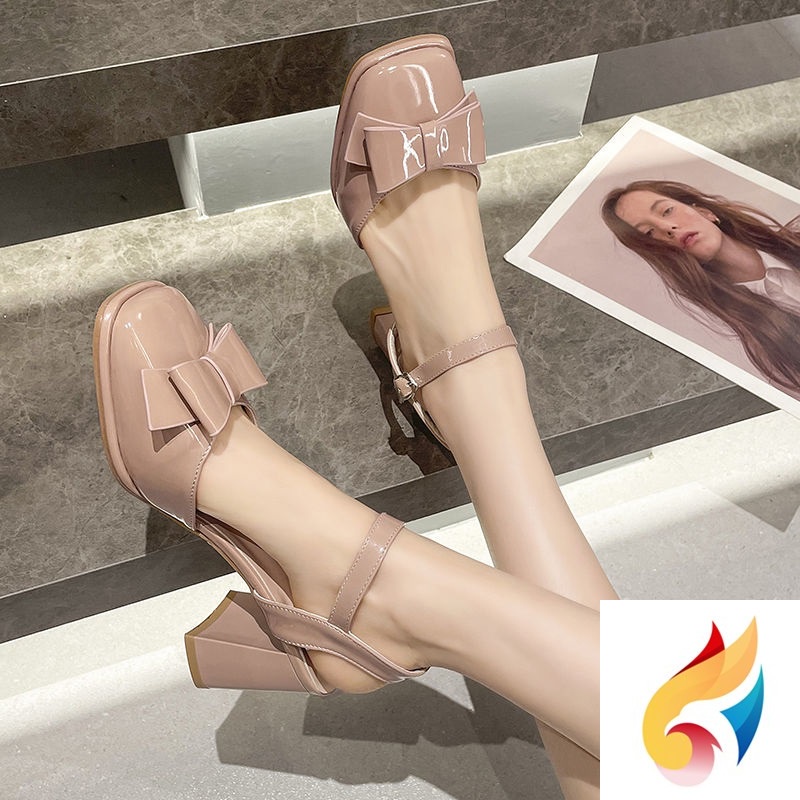 High Heel Women's High-End Sandals 2022 New Style Spring Thick Anti ...