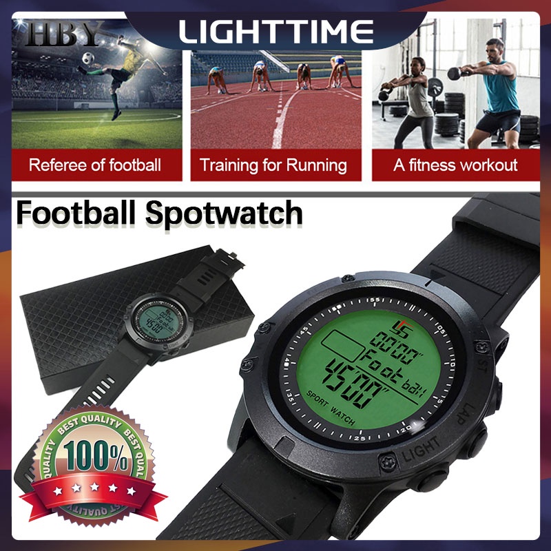 Digital Sport Stopwatch Soccer Referee Timer LCD Multifunctional ...