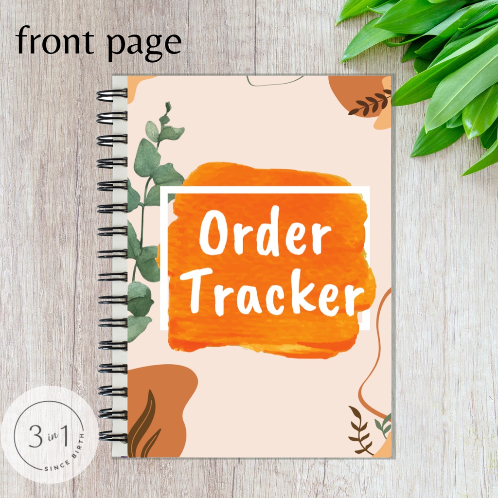 Order Tracker Notebook | Shopee Philippines
