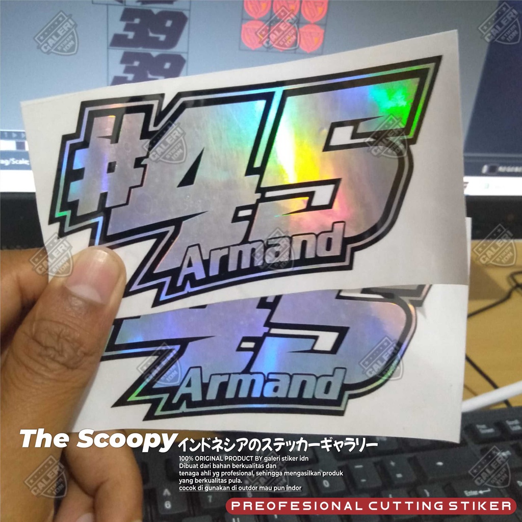 Sticker RACING NUMBER STICKER RACING NUMBER NAME STICKER RACING STICKER ...