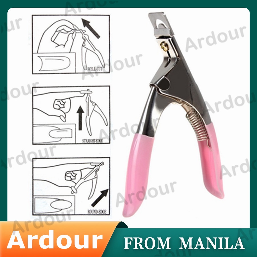 Nail Art Edge Cutter UV Acrylic False Nail Clipper Tips Manicure ...