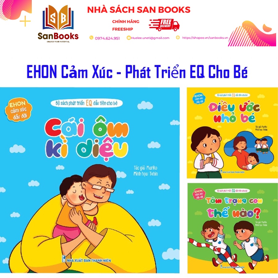 Book - Ehon Early Emotions Series - Developing Baby's First EQ (3 books ...