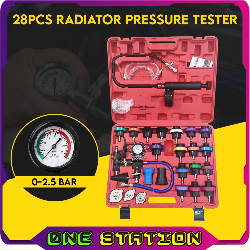 28pcs Radiator Pressure Tester Radiator Pump Pressure Tester Radiator ...
