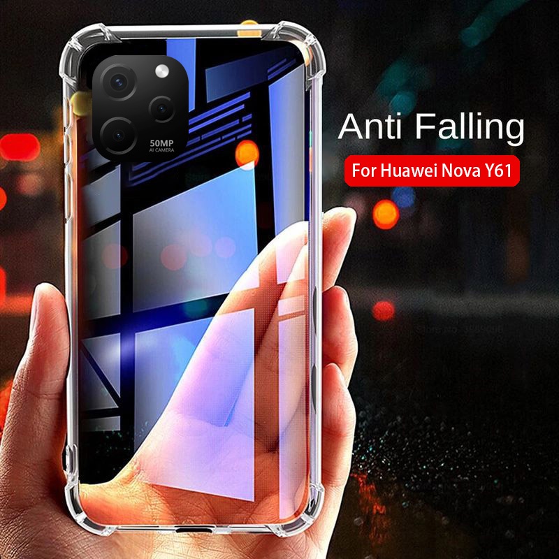 Phone Case For Huawei Nova Y61 Y 61 NovaY61 2022 Air Bag Shockproof ...