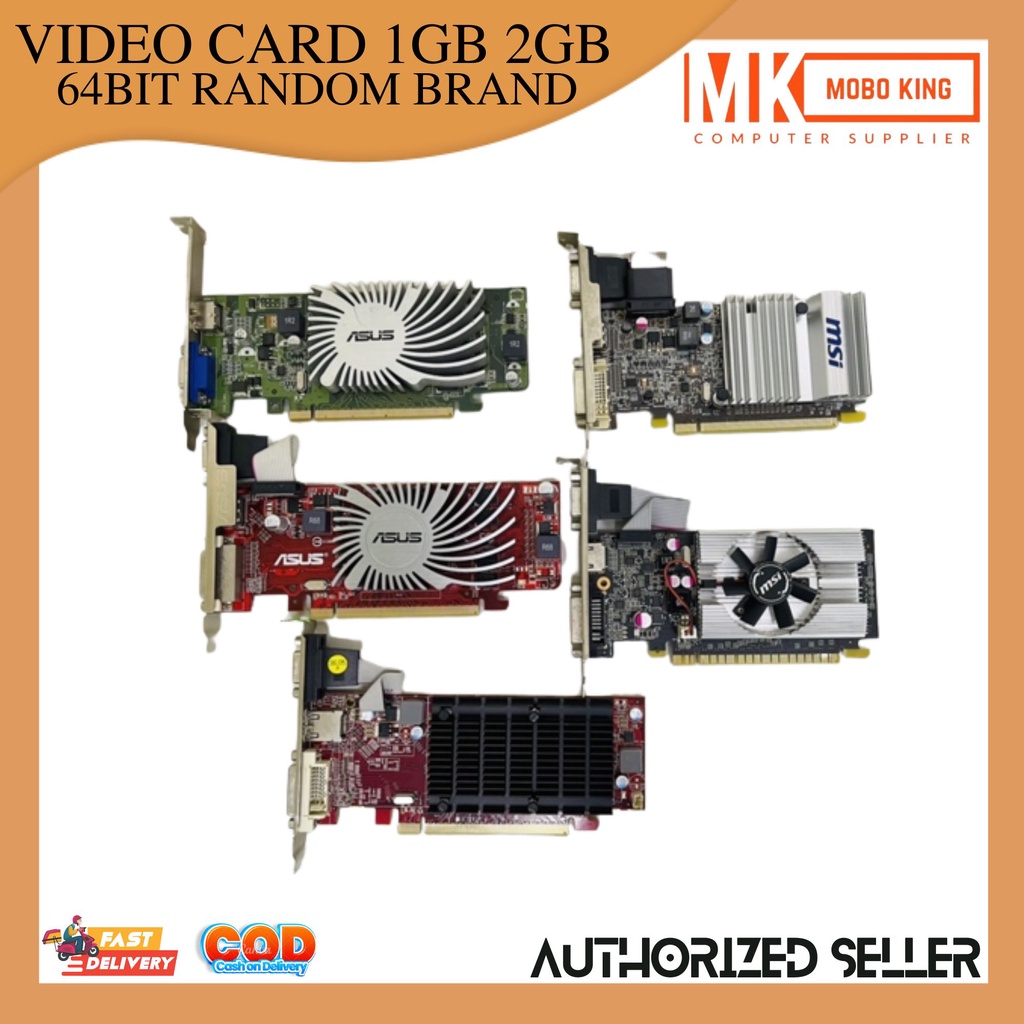 LOW PROFILE GRAPHICS CARD with Issues 1GB and 2GB 64BIT VIDEOCARD FOR ...